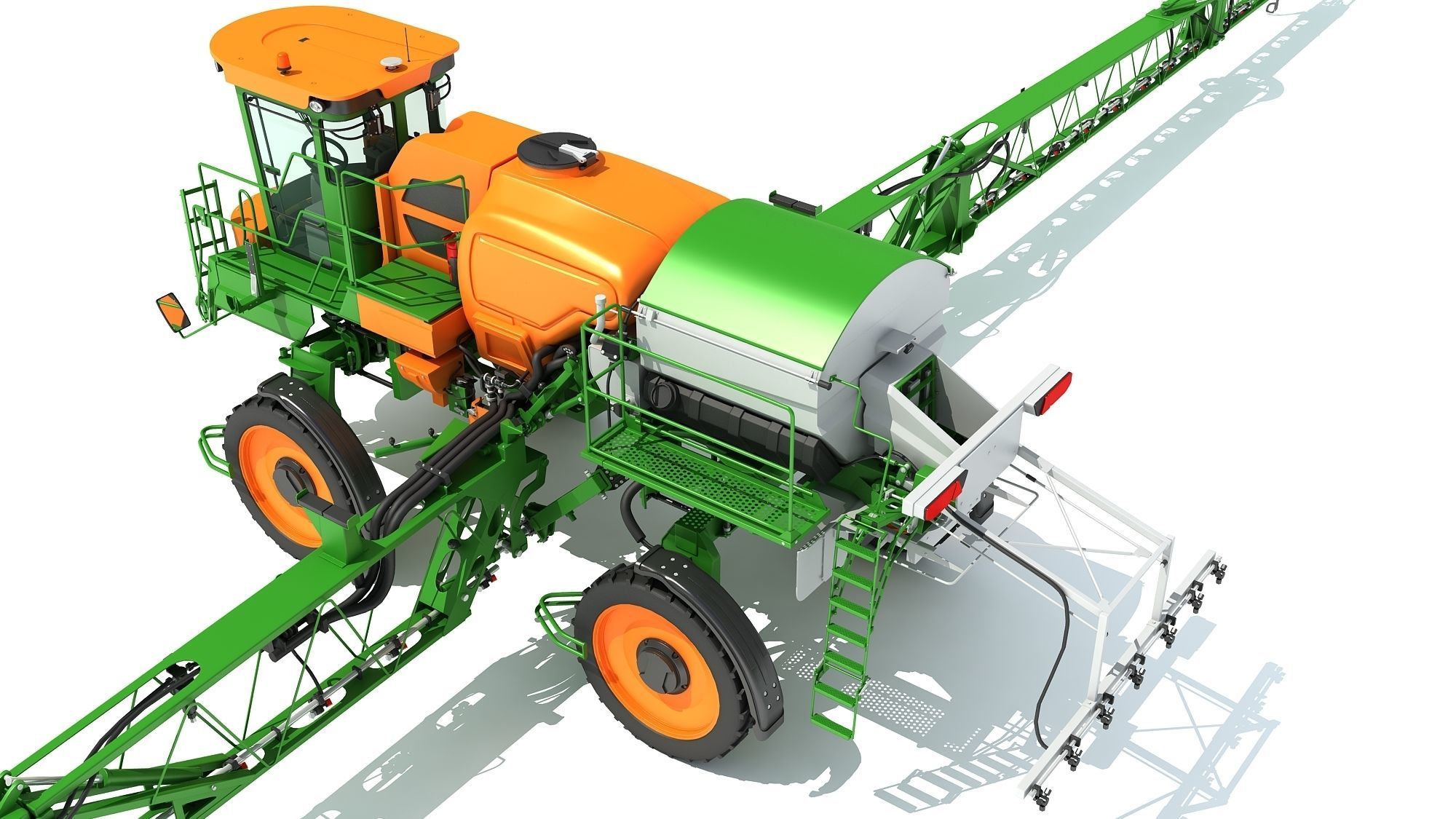 Sprayer and Spreader Machine 3D model | CGTrader