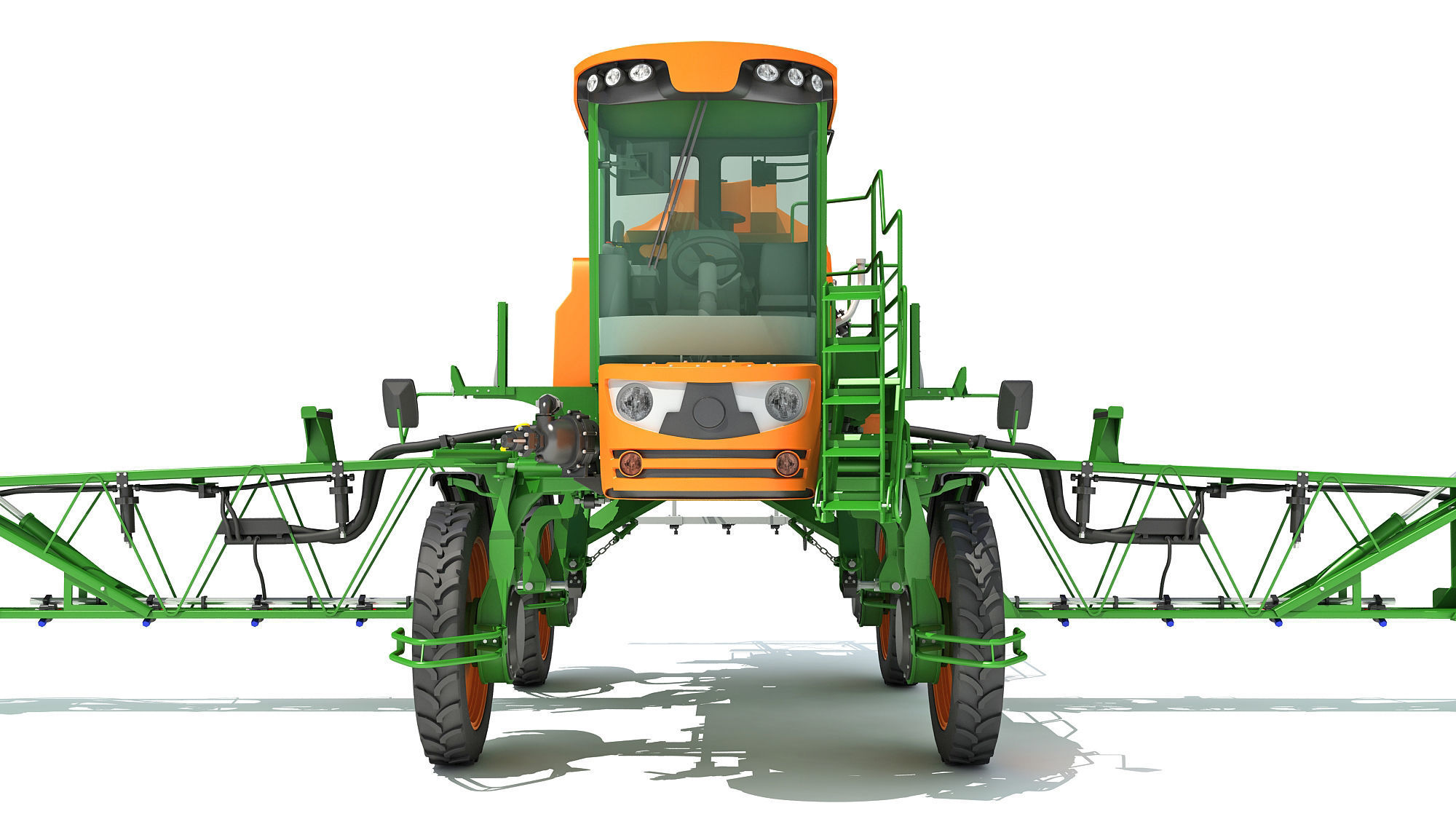 Sprayer and Spreader Machine 3D model | CGTrader