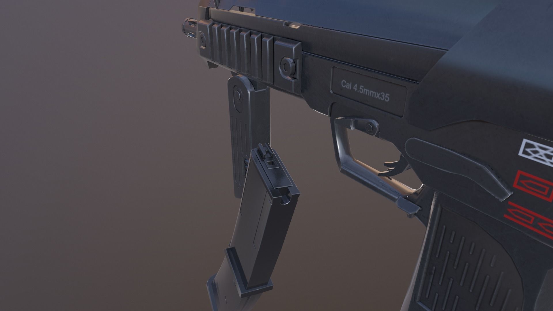 3D model ASSAULT RIFLE HK MP7 WEAPON 3D MODEL VR / AR / low-poly | CGTrader