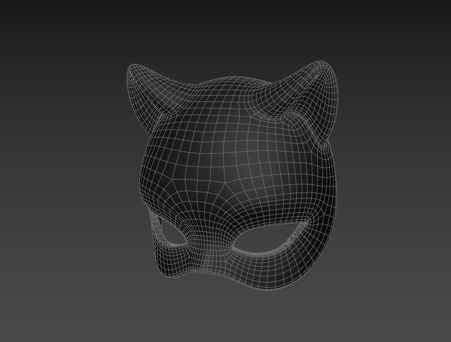 Cat Mask 3D model | CGTrader
