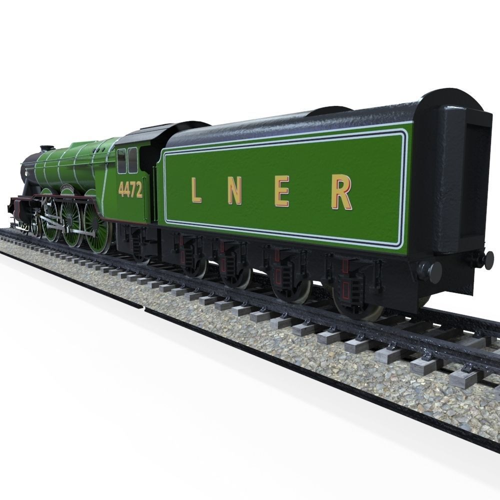 flying scotsman 3D Model Game ready .fbx .ma .mb - CGTrader.com