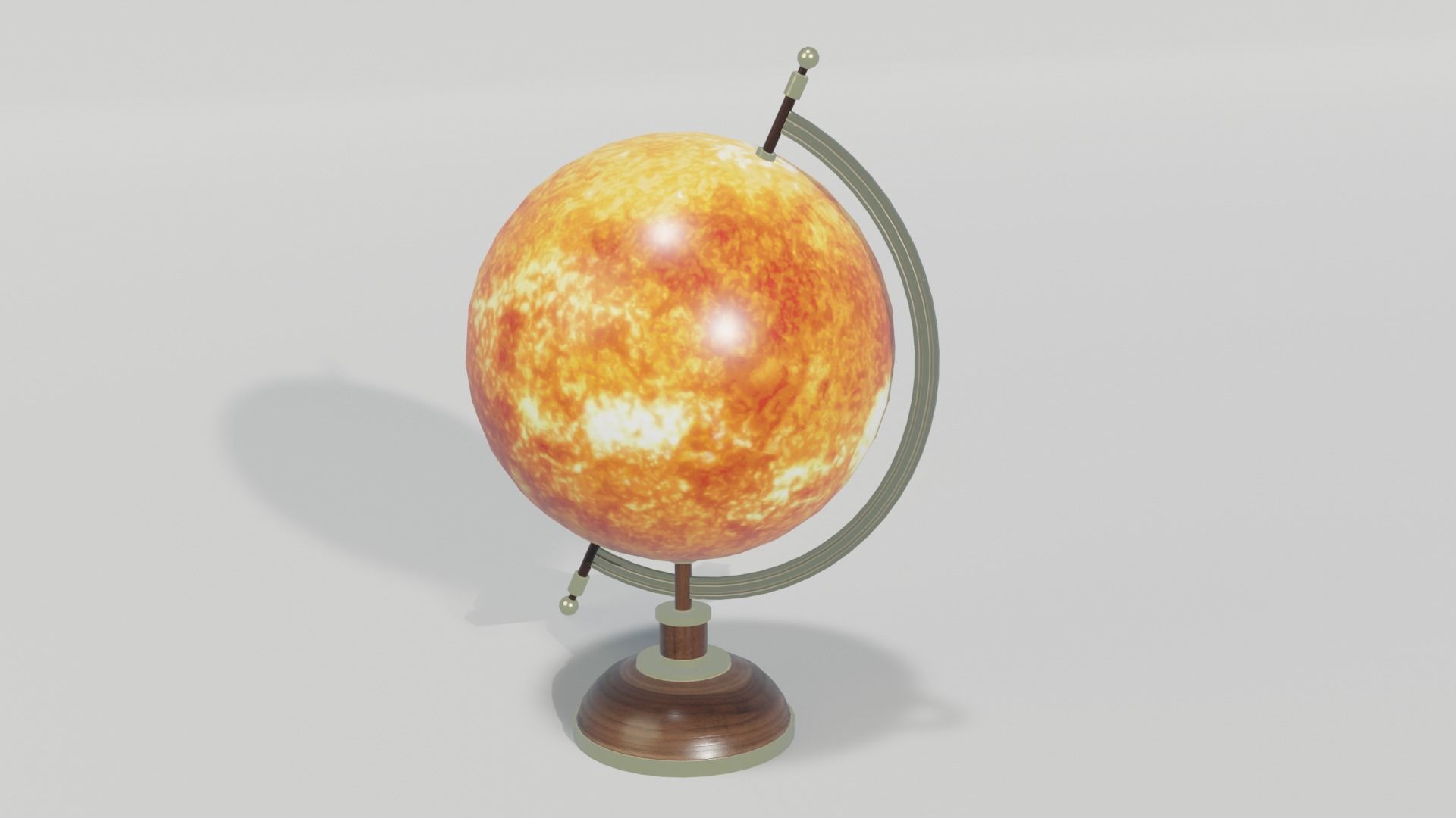 3D model Solar System Planets Globes 3D Model VR / AR / low-poly | CGTrader