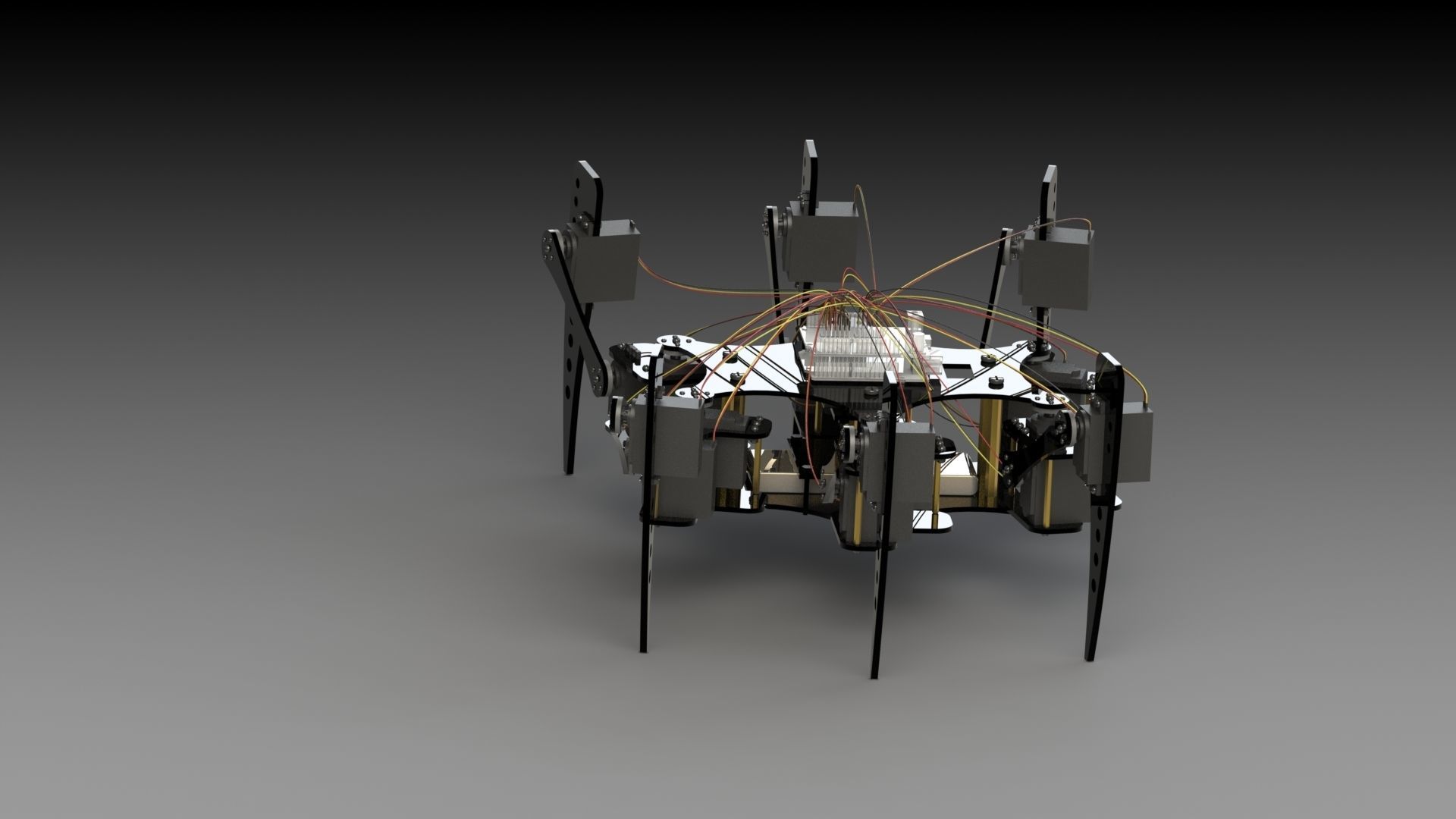 Hexapod robot 3D model | CGTrader