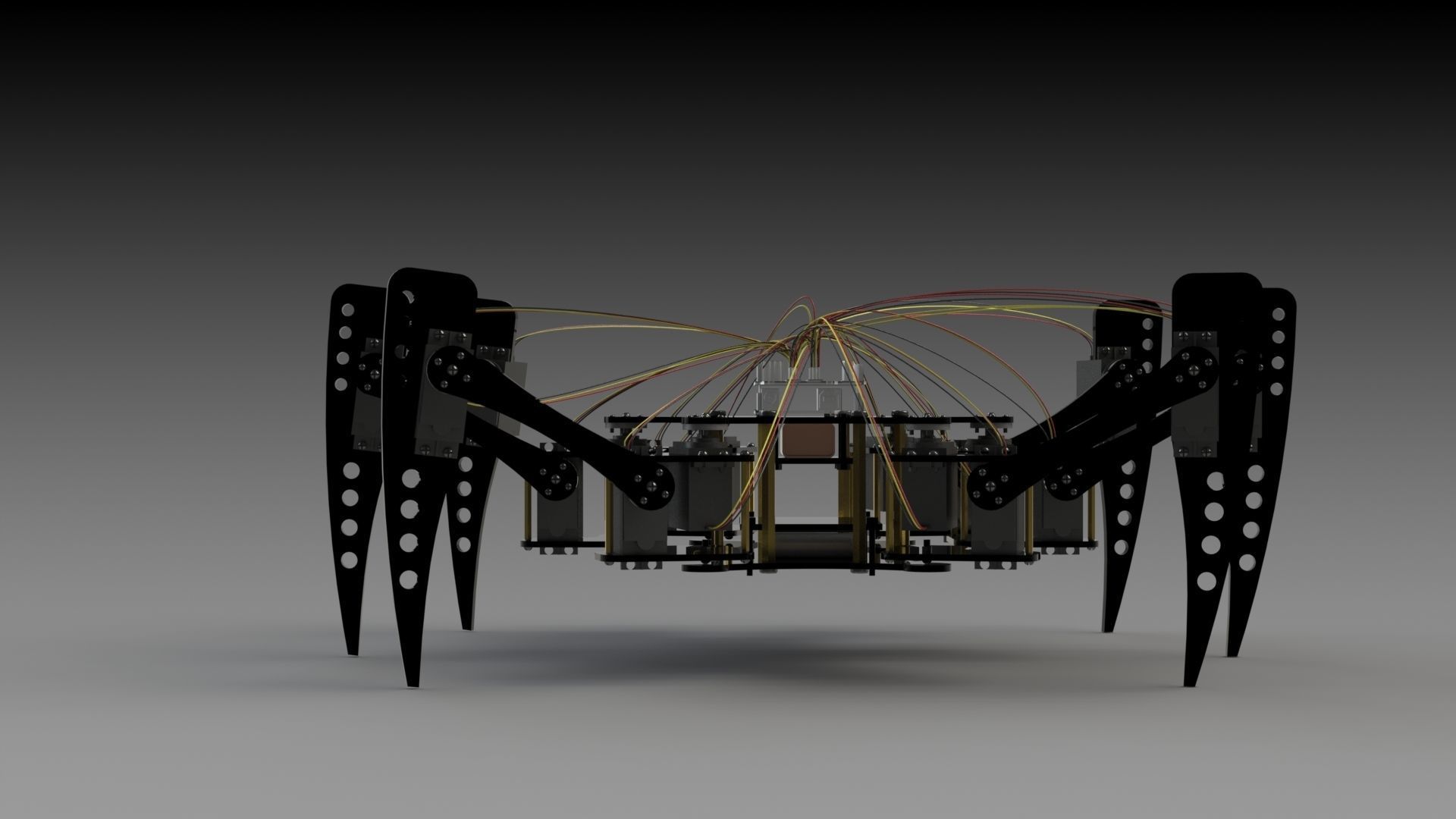 Hexapod robot 3D model | CGTrader