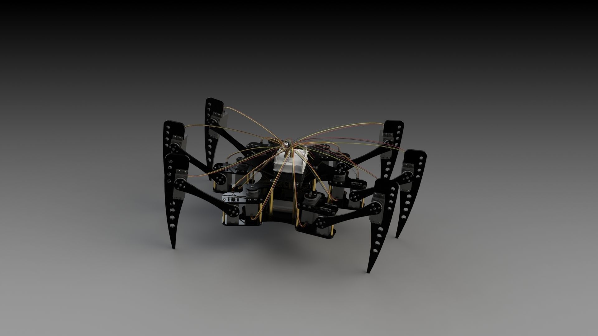 Hexapod robot 3D model | CGTrader