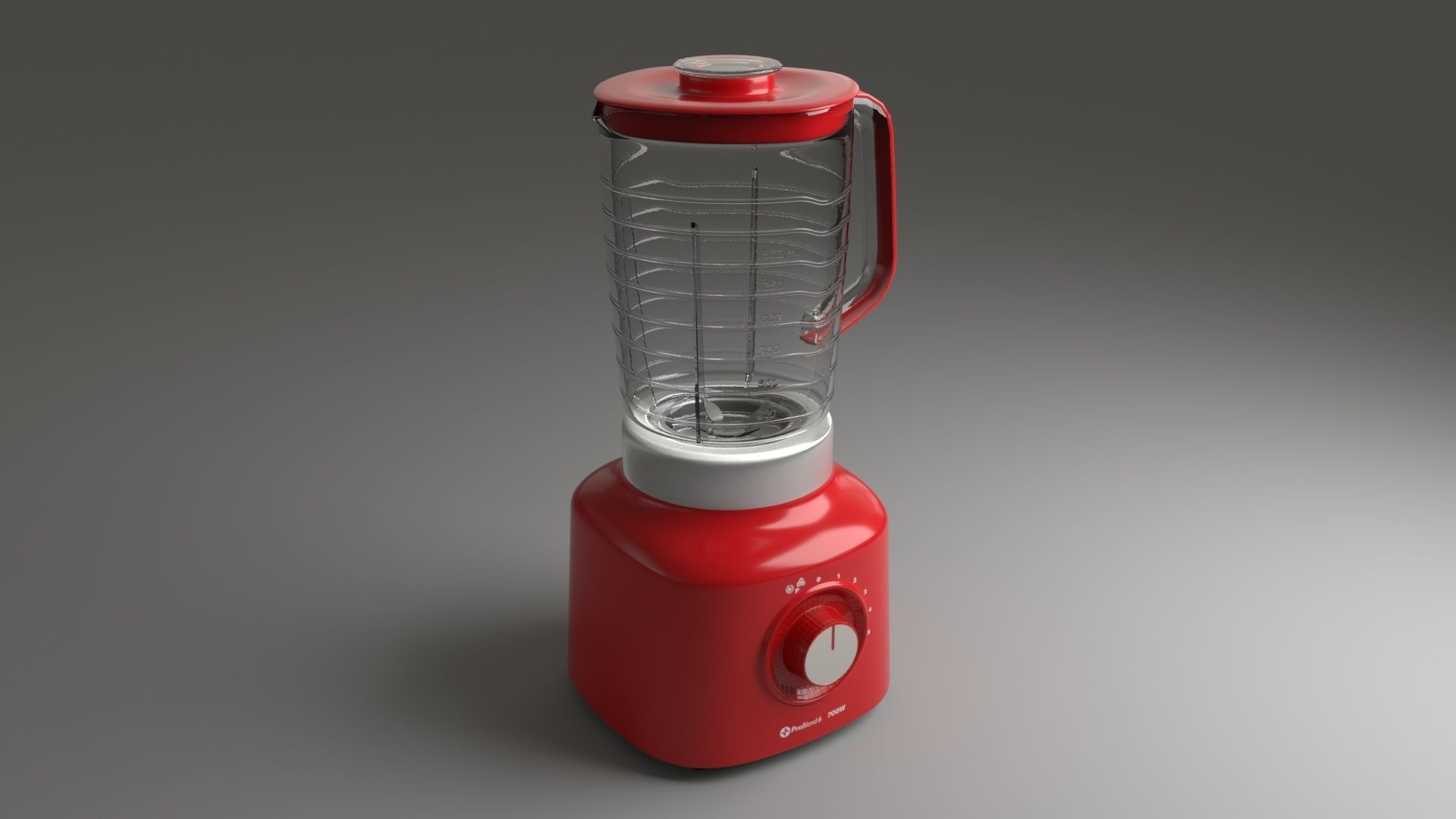 Red Generic blender 3D model | CGTrader