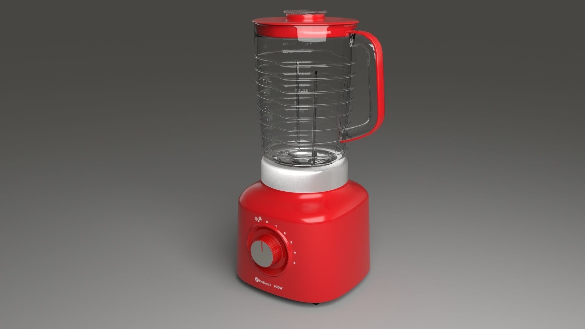 Red Generic blender 3D model | CGTrader
