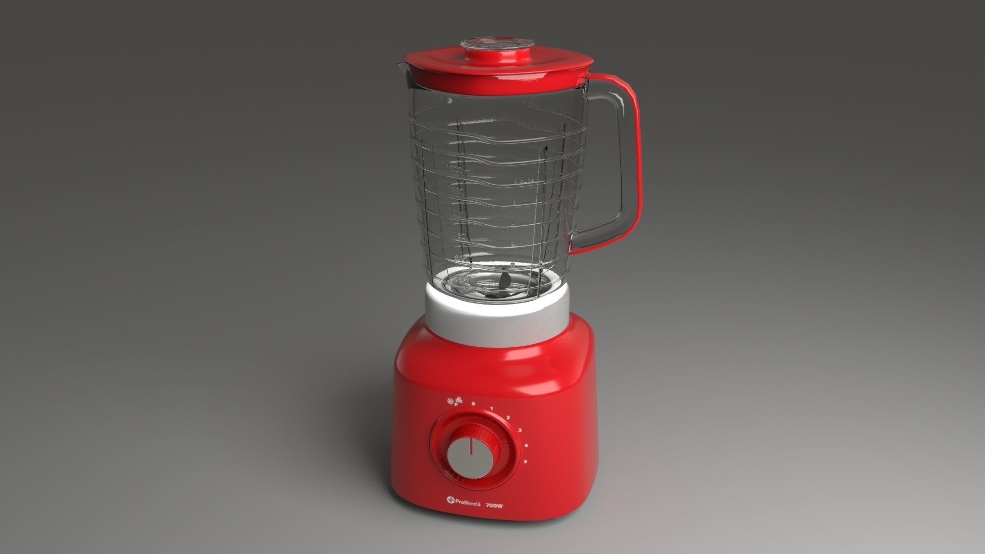 Red Generic blender 3D model | CGTrader