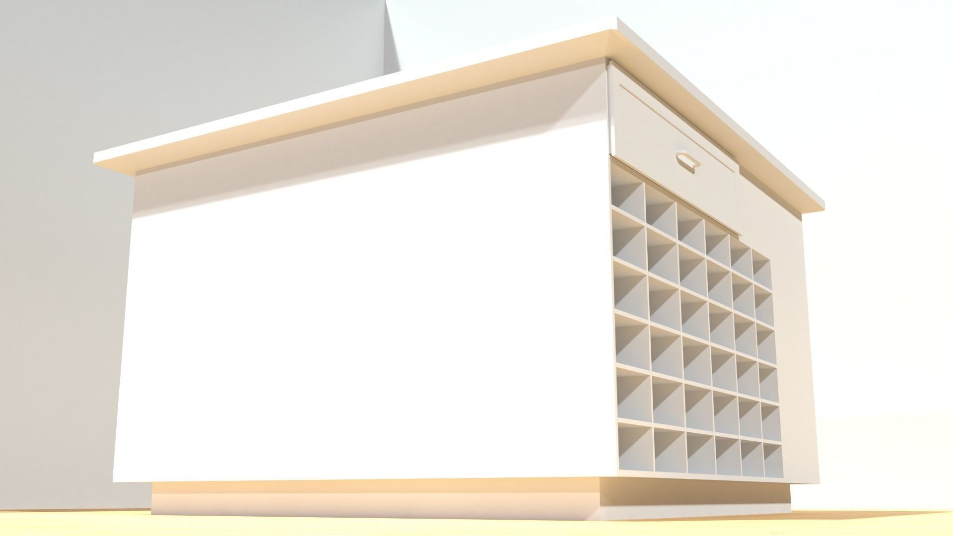 kitchen countertop 3D model | CGTrader