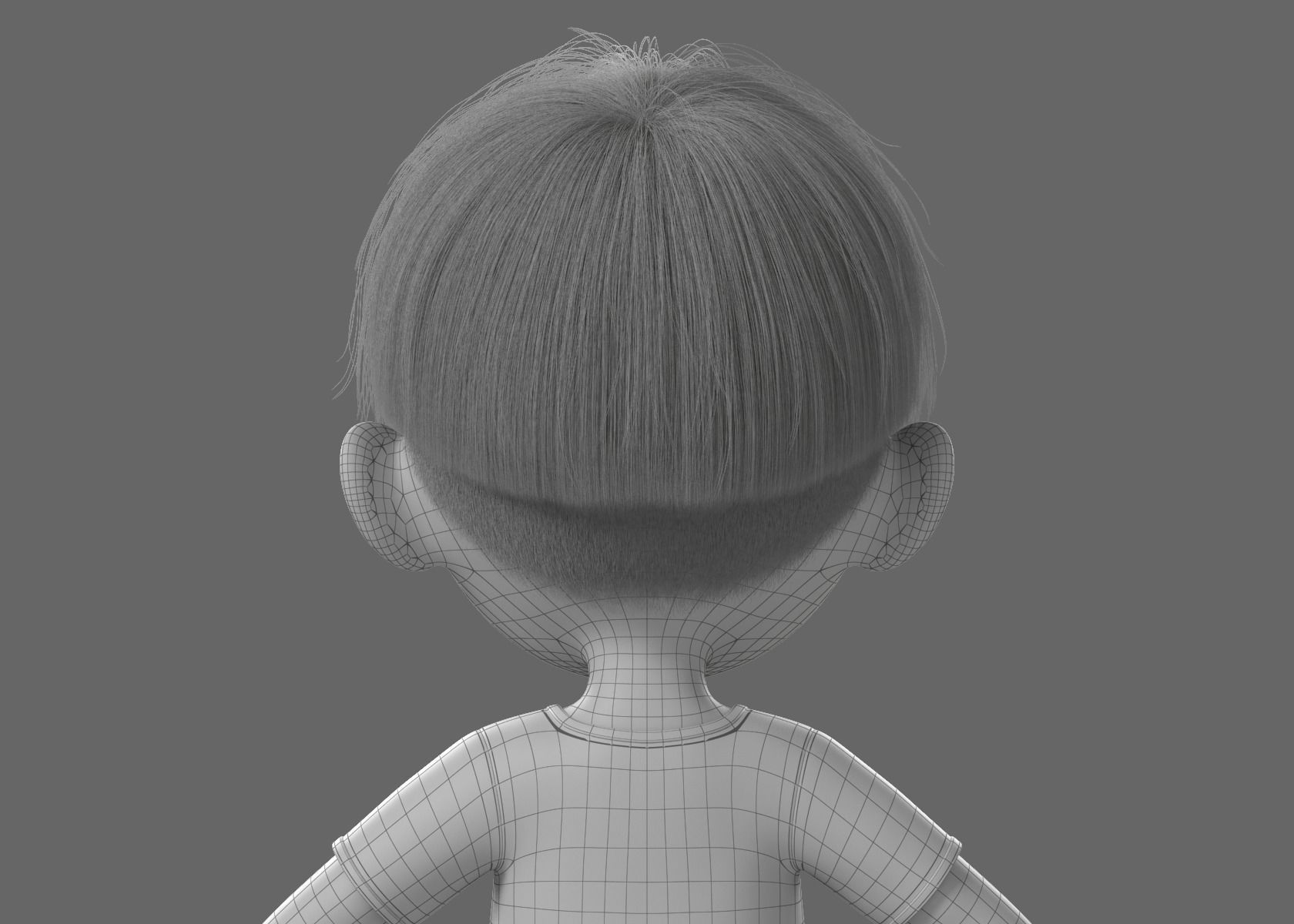 Cartoon Boy Rigged 3D model rigged | CGTrader