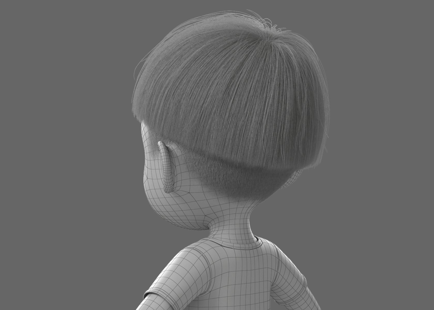 Cartoon Boy Rigged 3D model rigged | CGTrader