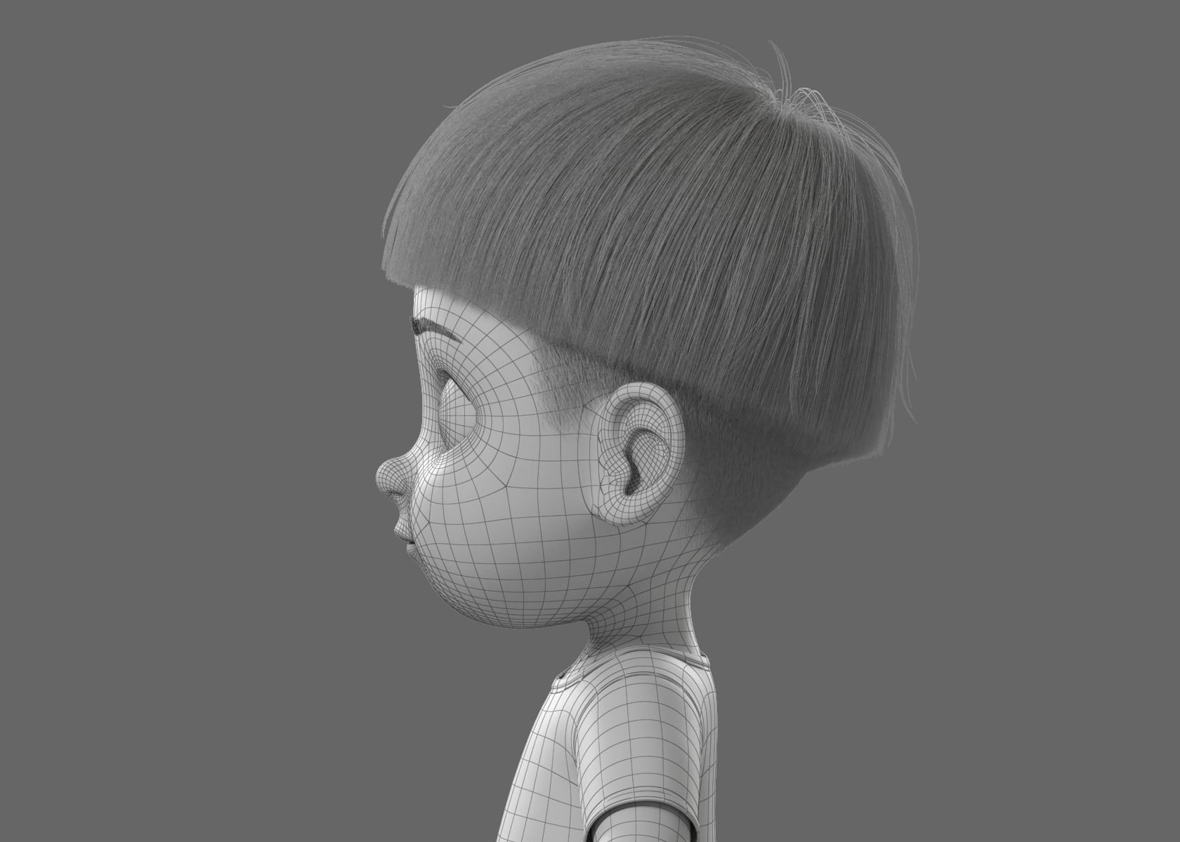 Cartoon Boy Rigged 3D model rigged | CGTrader