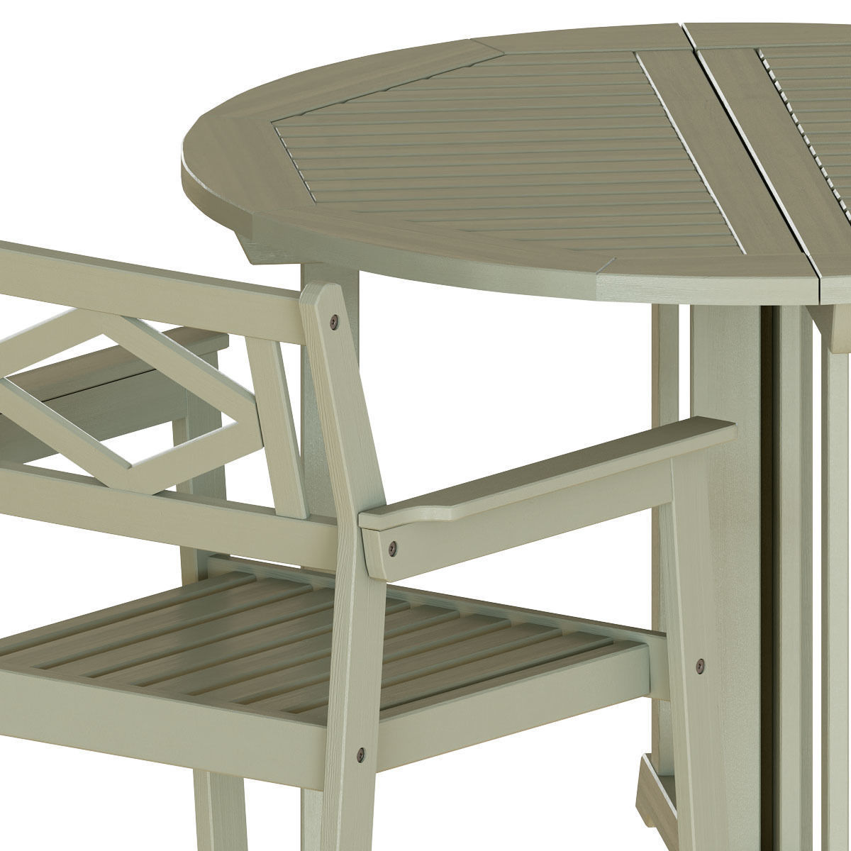 BONDHOLMEN table and chairs set 3 3D model | CGTrader