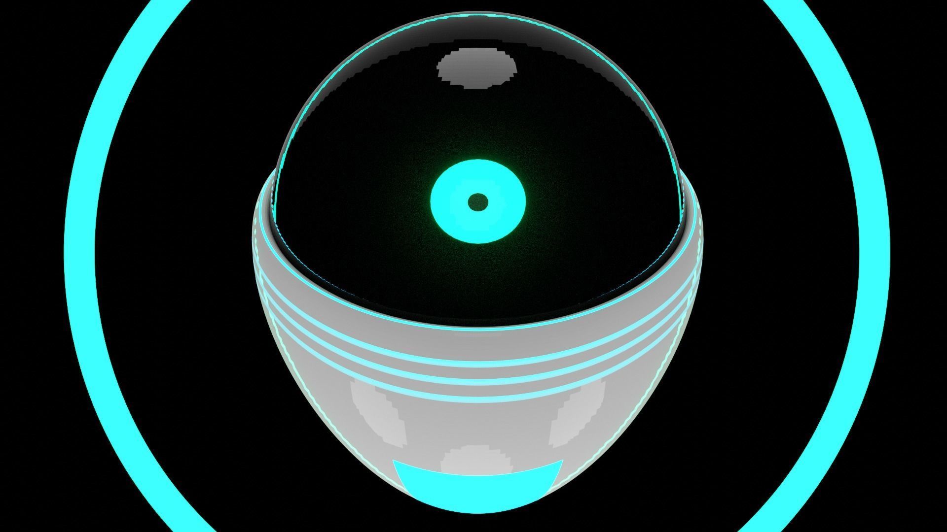 3D model Neon robot VR / AR / low-poly | CGTrader