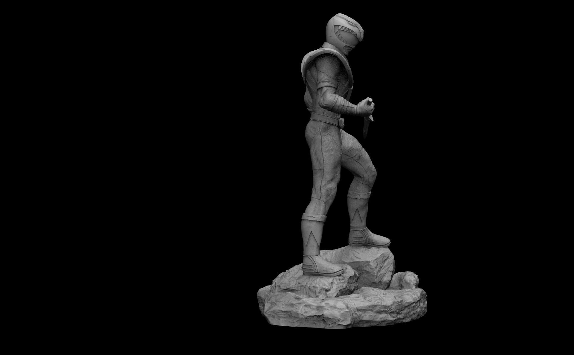 Power Ranger-Green Ranger 3D model 3D printable | CGTrader