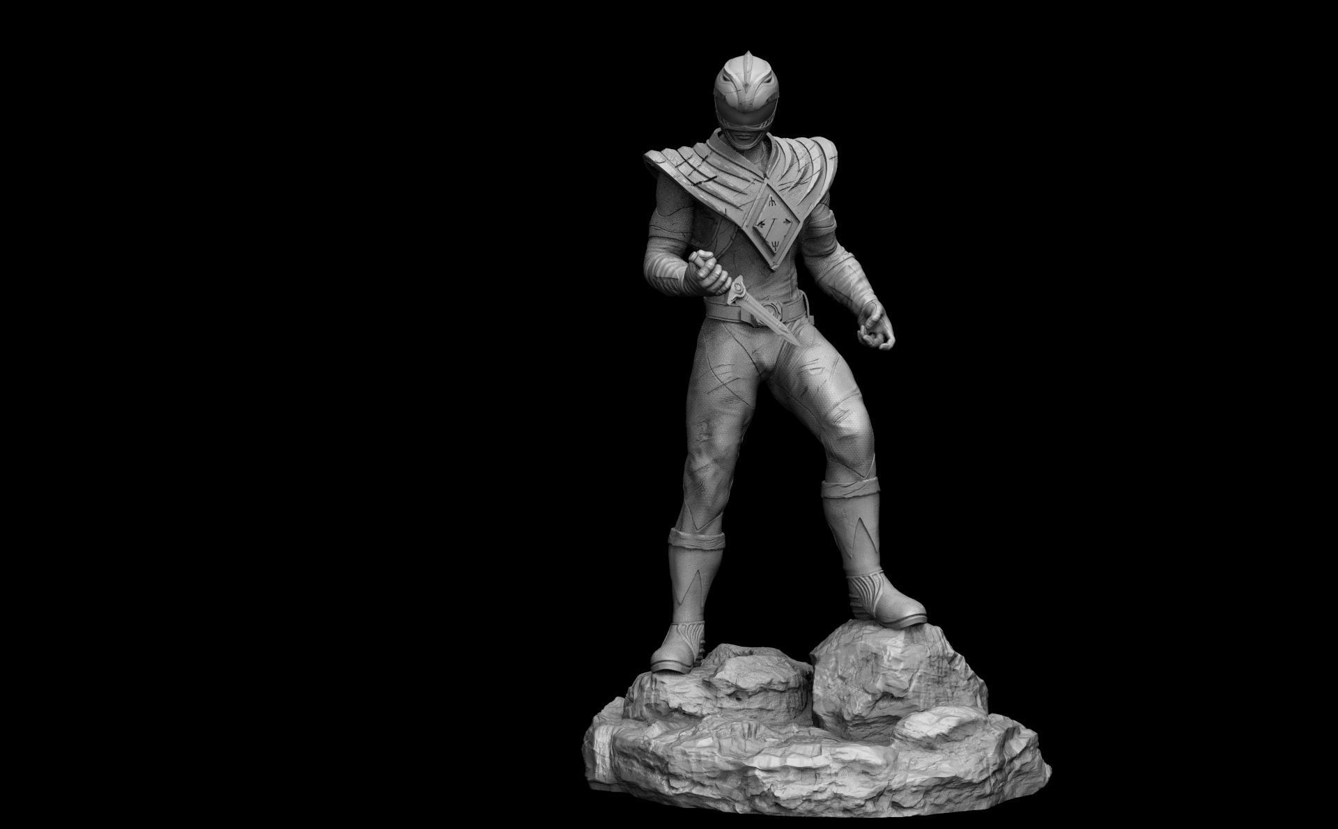 Power Ranger-Green Ranger 3D model 3D printable | CGTrader