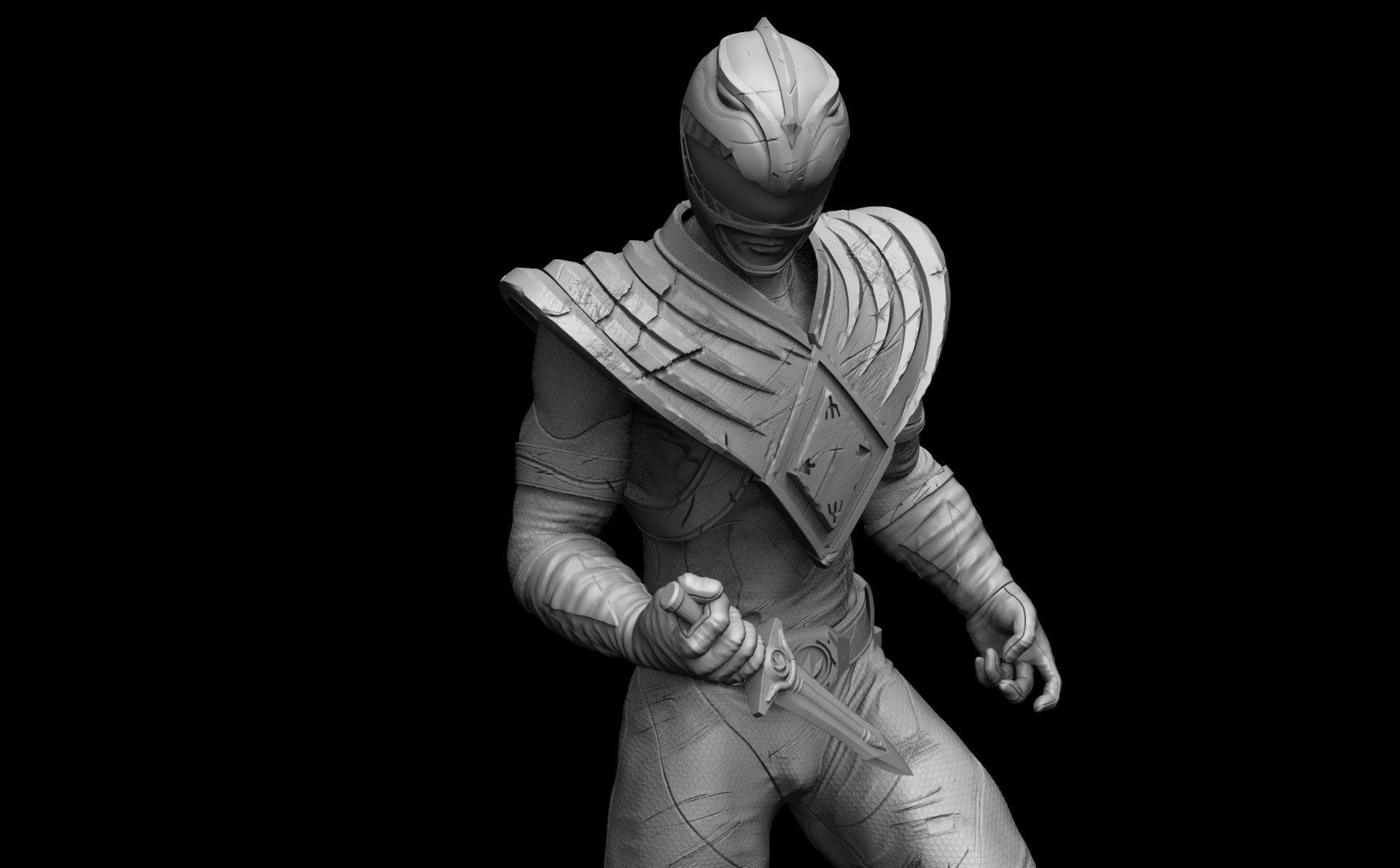 Power Ranger-Green Ranger 3D model 3D printable | CGTrader