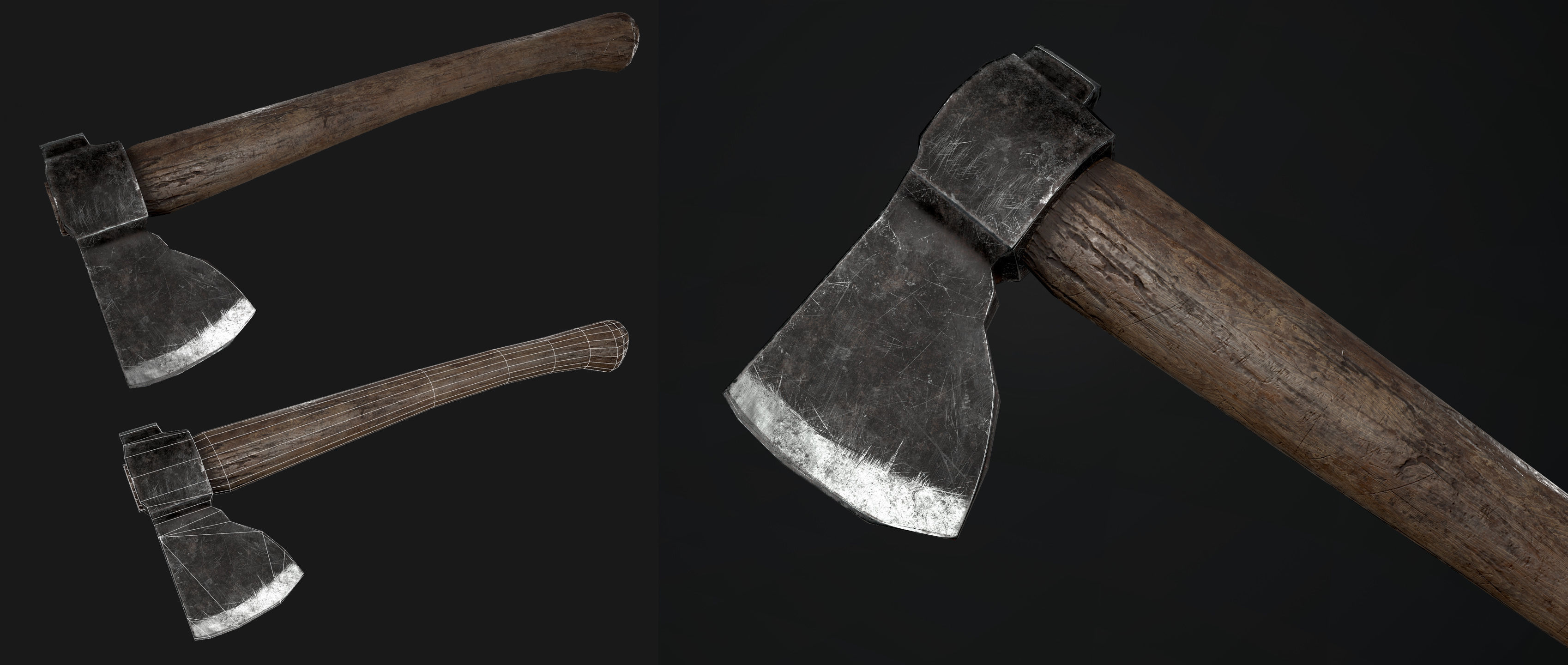 3D model Medieval Simple Weapons VR / AR / low-poly | CGTrader