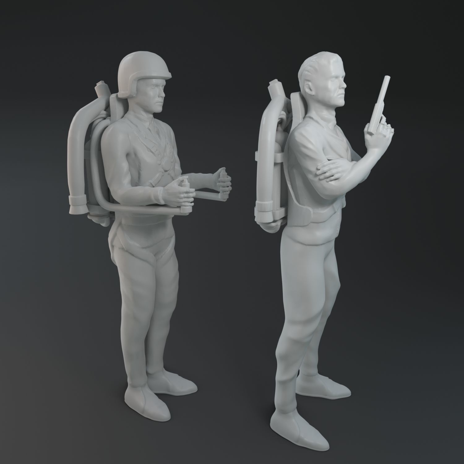 James Bond jetpack 3D model 3D printable | CGTrader