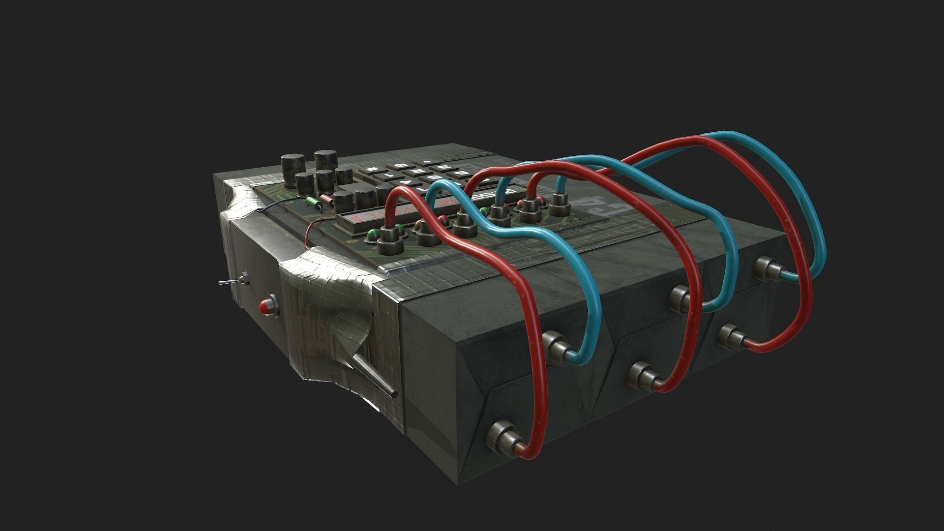 C4 Explosive with Detonator 3D model | CGTrader