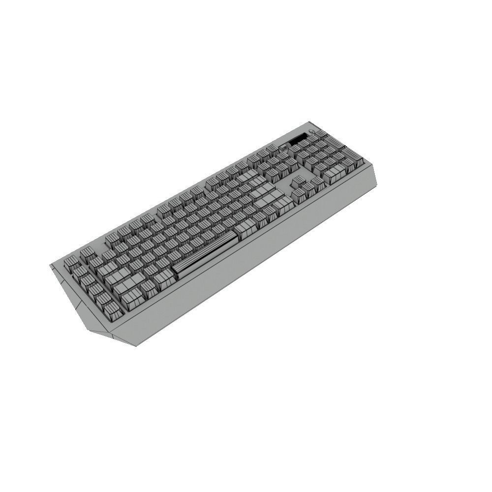 Dell Alienware AW768 Keyboard 3D model | CGTrader