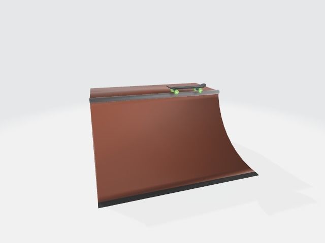 skate ramp free 3D model 3D printable | CGTrader