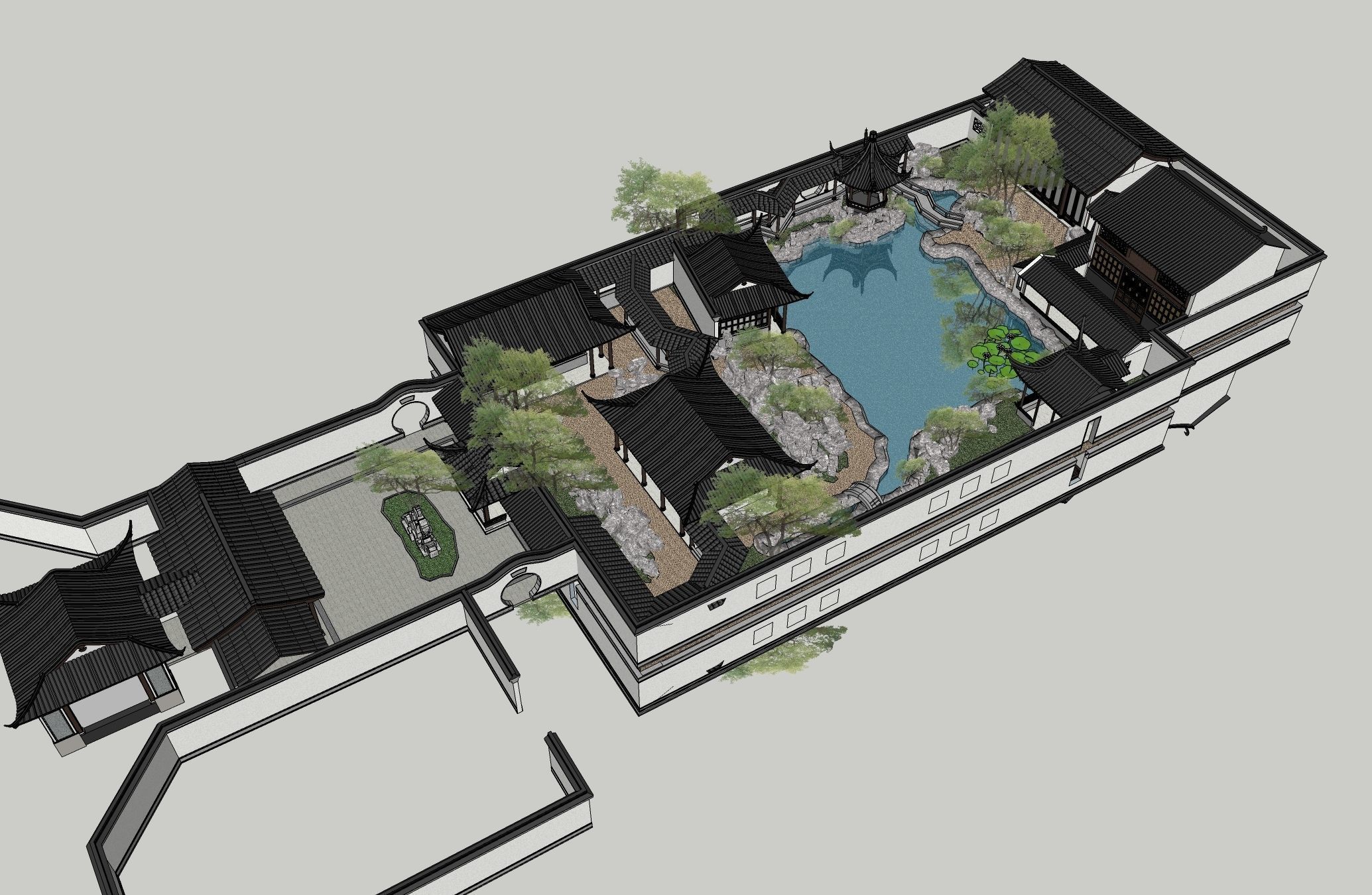 Classical Chinese Garden 3D model | CGTrader