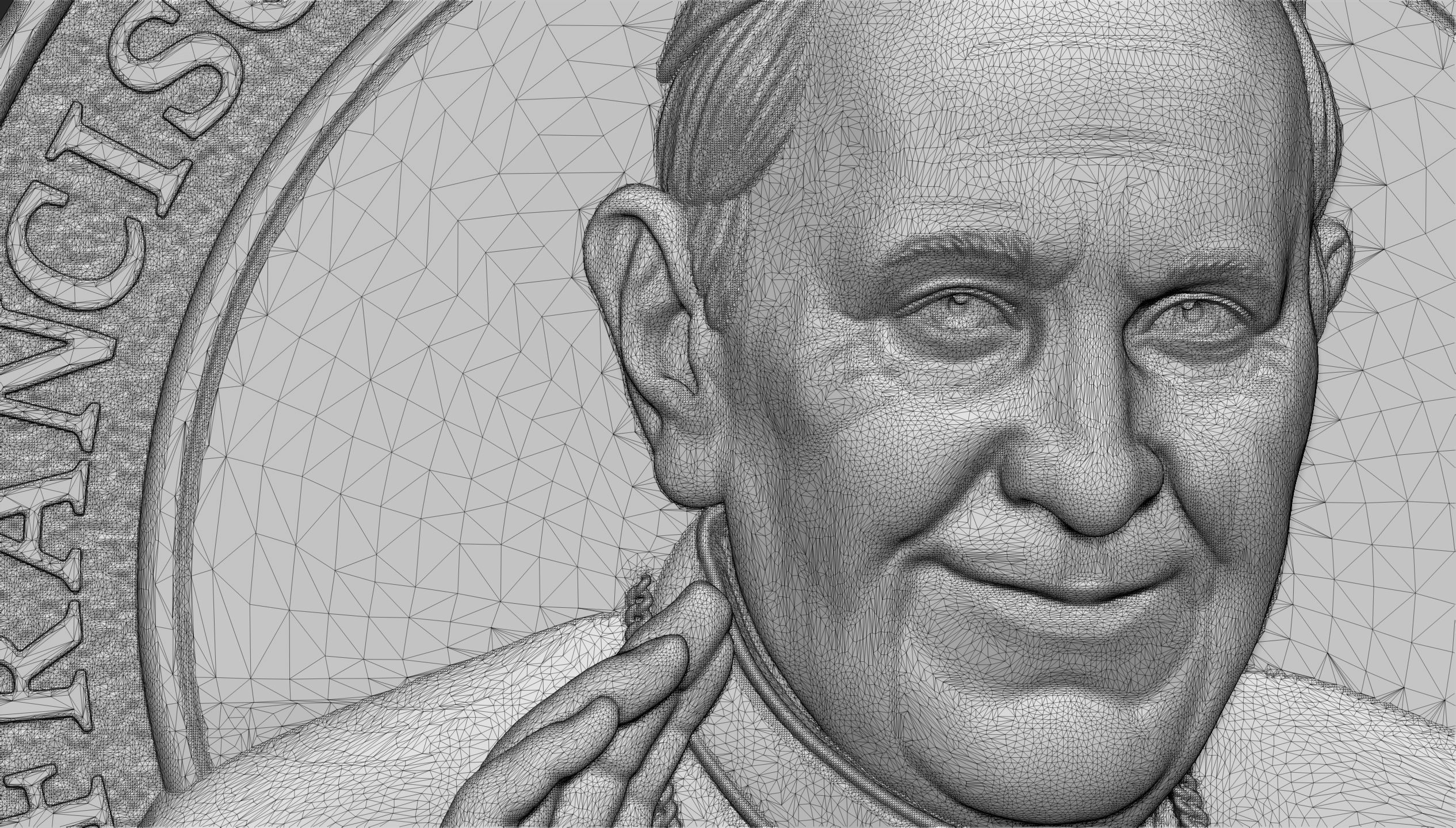 Pope Francis Medallion 2 3D model 3D printable | CGTrader