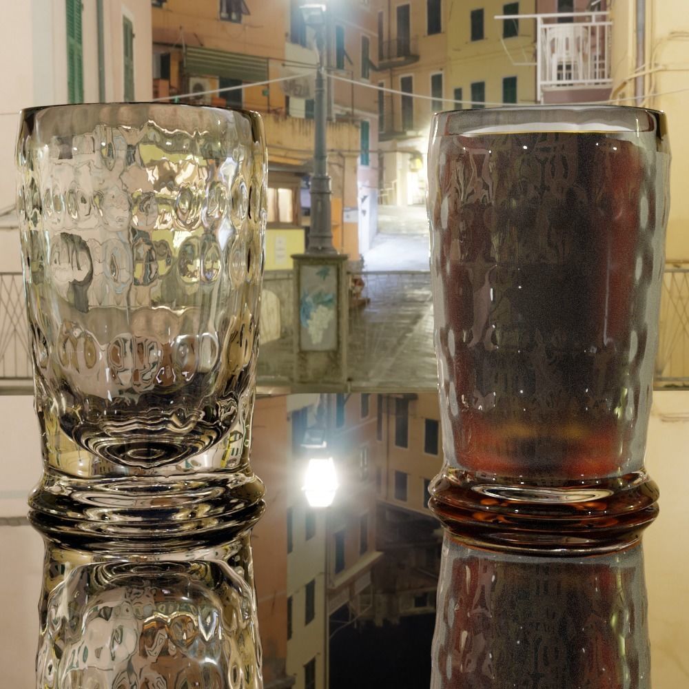 Set of bar glasses free 3D model | CGTrader