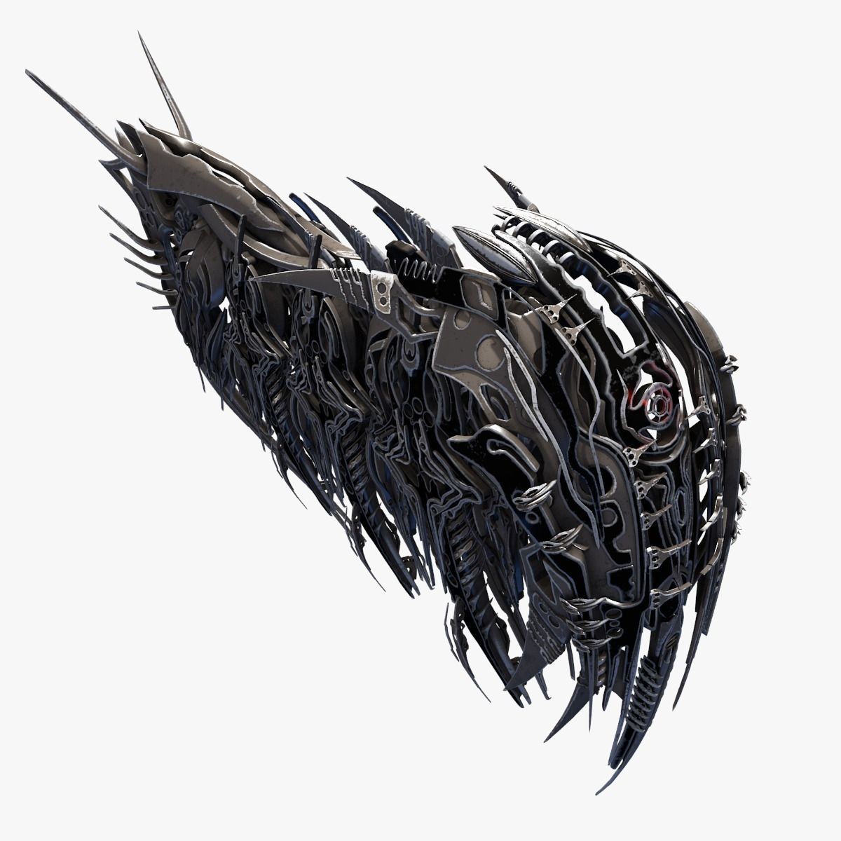 Sci-Fi Alien Spaceship 3D model | CGTrader