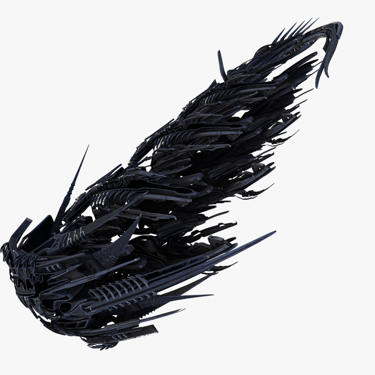 Sci-Fi Alien Spaceship 3D model | CGTrader