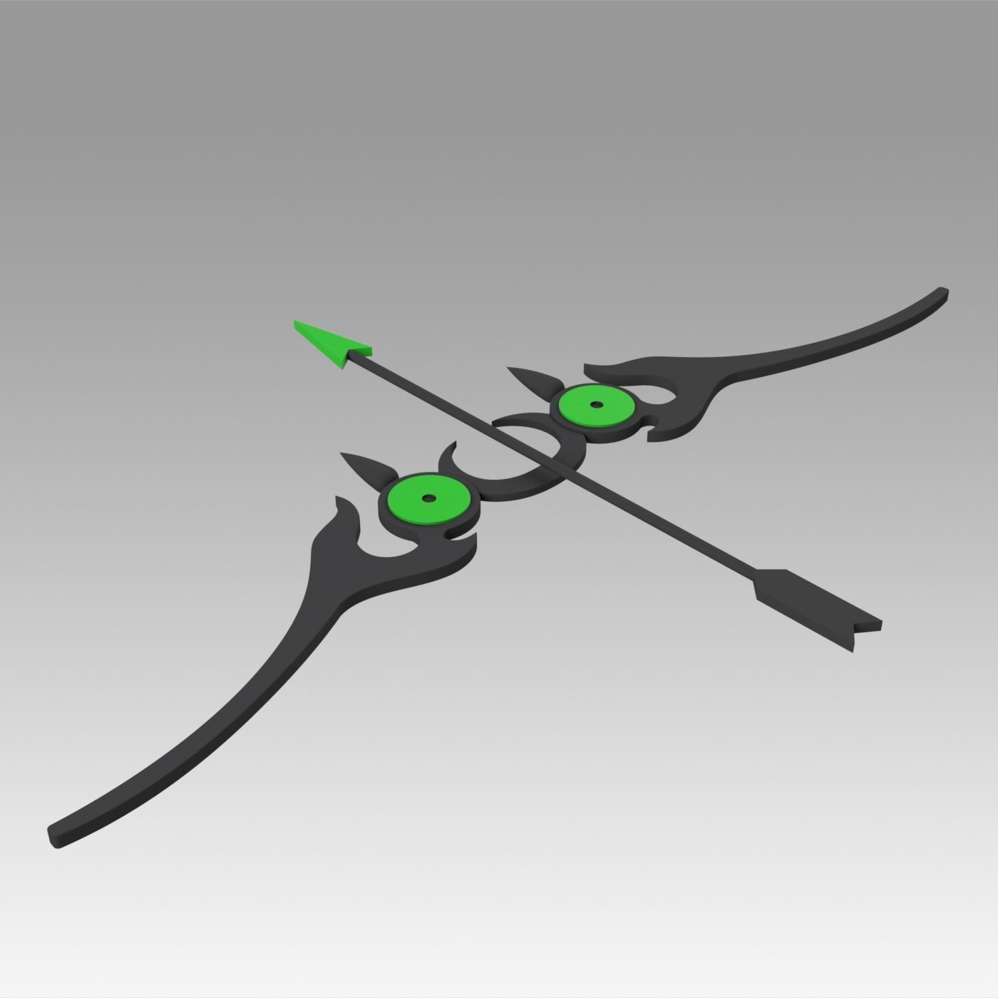 Seraph of the End Yoichi Saotome Bow And Arrow 3D model 3D printable ...