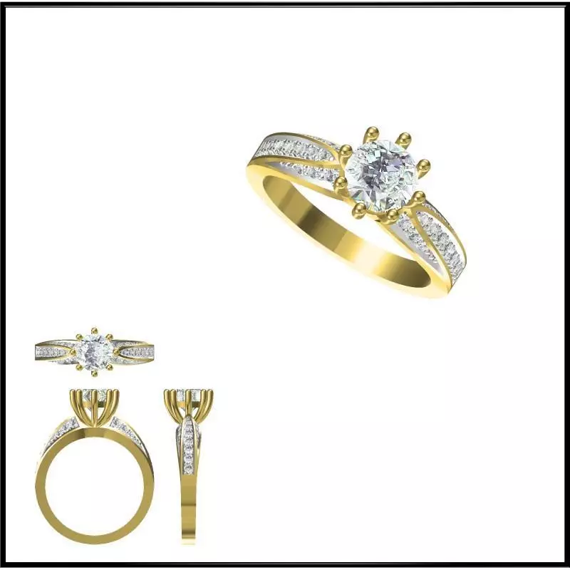 JCD Format Amazing promise rings jcd promise ring 3D model 3D printable ...