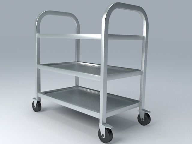 3D model Trolley Cart VR / AR / low-poly | CGTrader