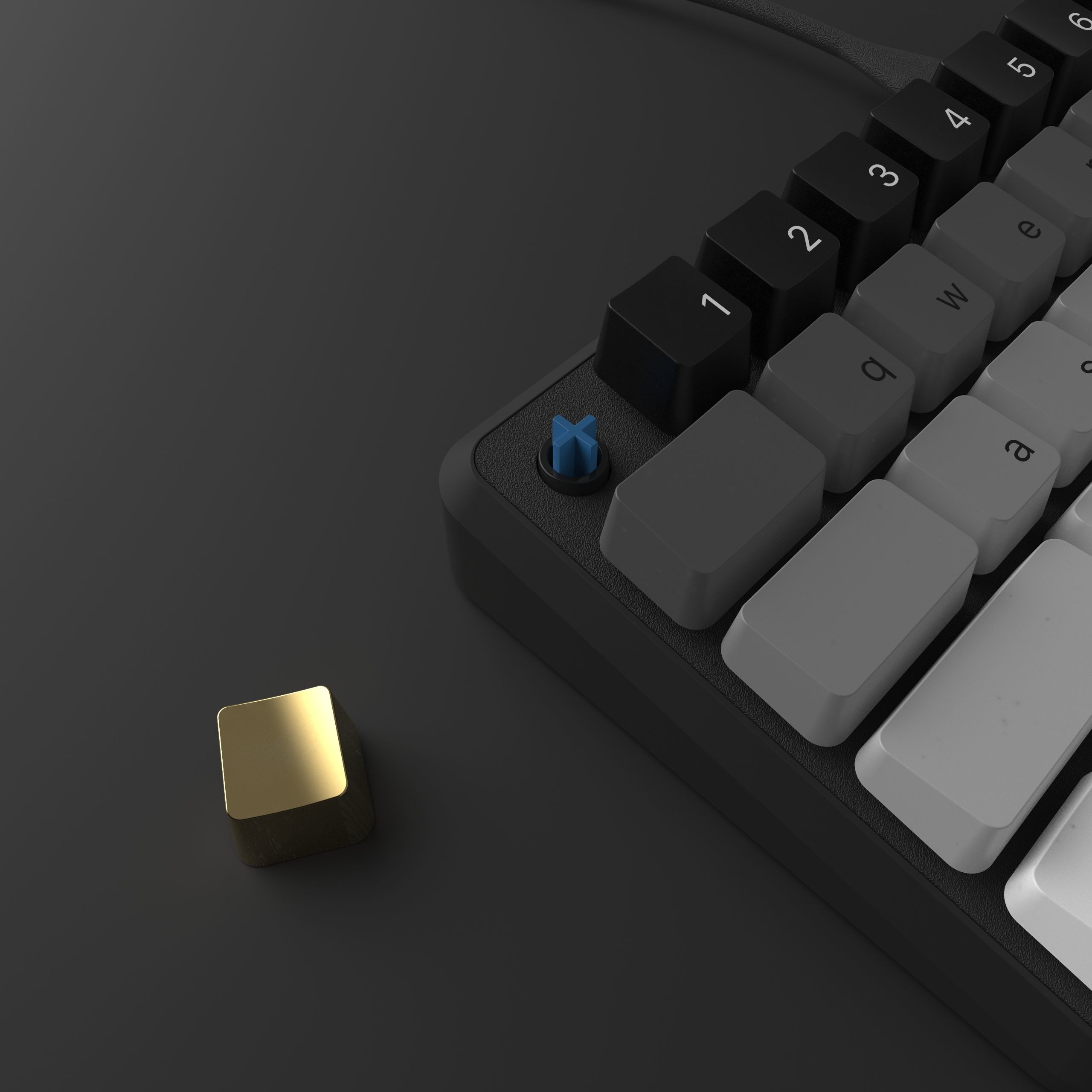 Mechanical keyboard design 3D model | CGTrader