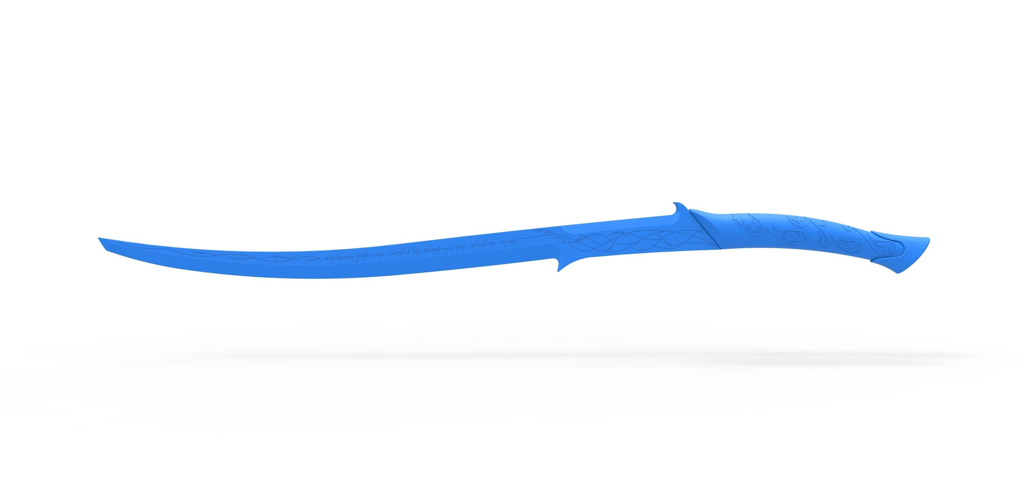 Hadhafang Sword of Princess Arwen from The Lord of the Rings 3D model ...