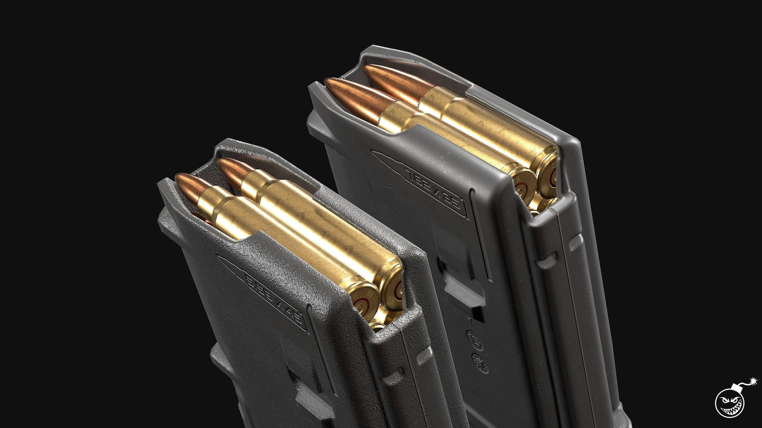 3D model AR-M4 - Magpul Pmag Magazine VR / AR / low-poly | CGTrader