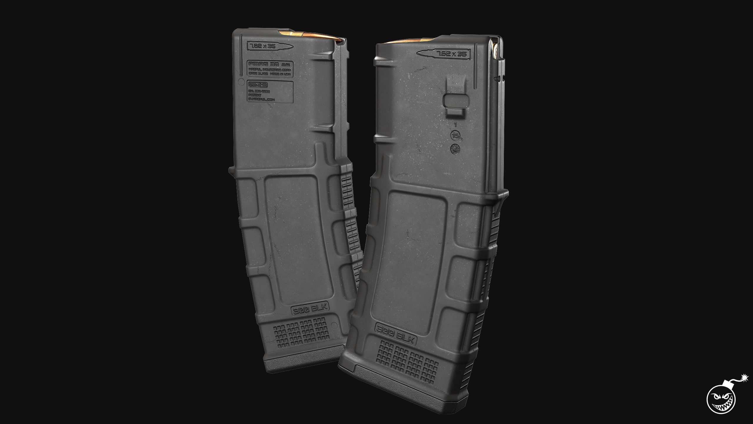 3D model AR-M4 - Magpul Pmag Magazine VR / AR / low-poly | CGTrader
