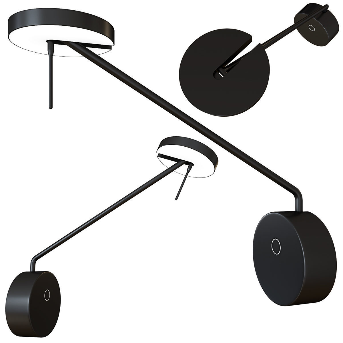 Ceiling lamp GROK INVISIBLE 00-5696-05-05 Leds C4 3D model | CGTrader