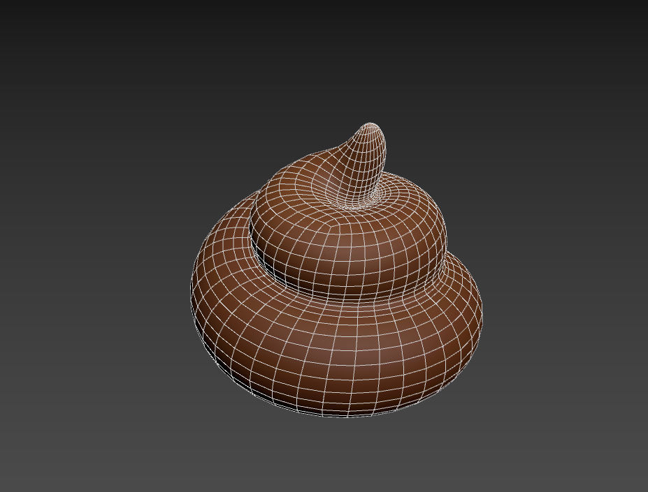 Cartoon Poo 3D model | CGTrader
