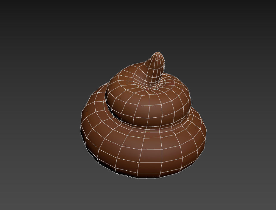 Cartoon Poo 3D model | CGTrader