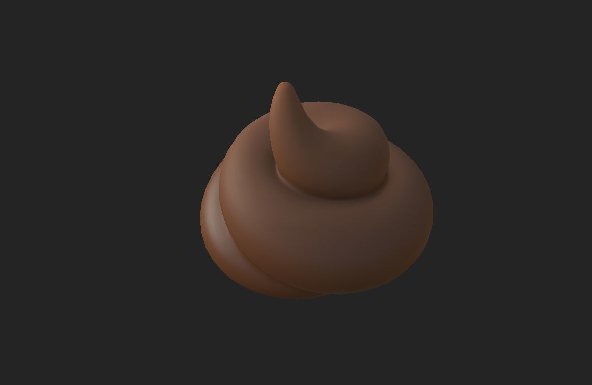Cartoon Poo 3D model | CGTrader