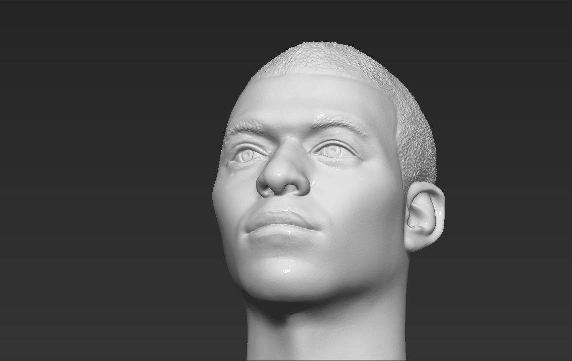 Kylian Mbappe bust ready for full color 3D printing 3D model 3D ...