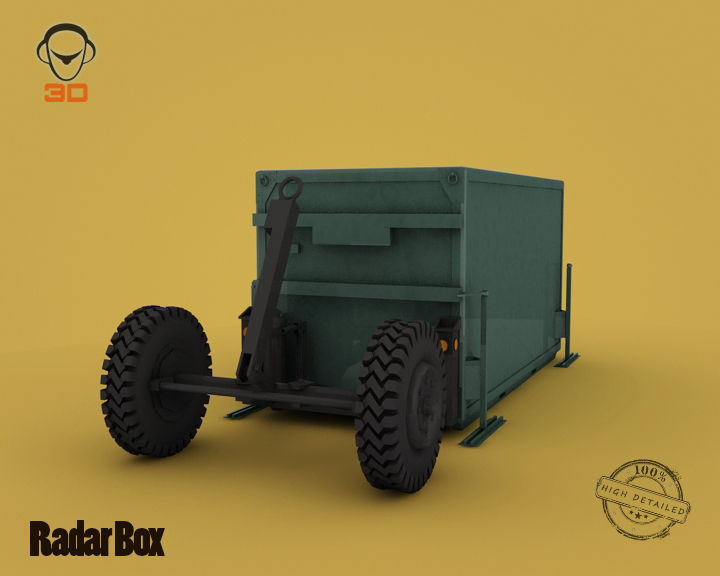 Radar Box 3D model | CGTrader
