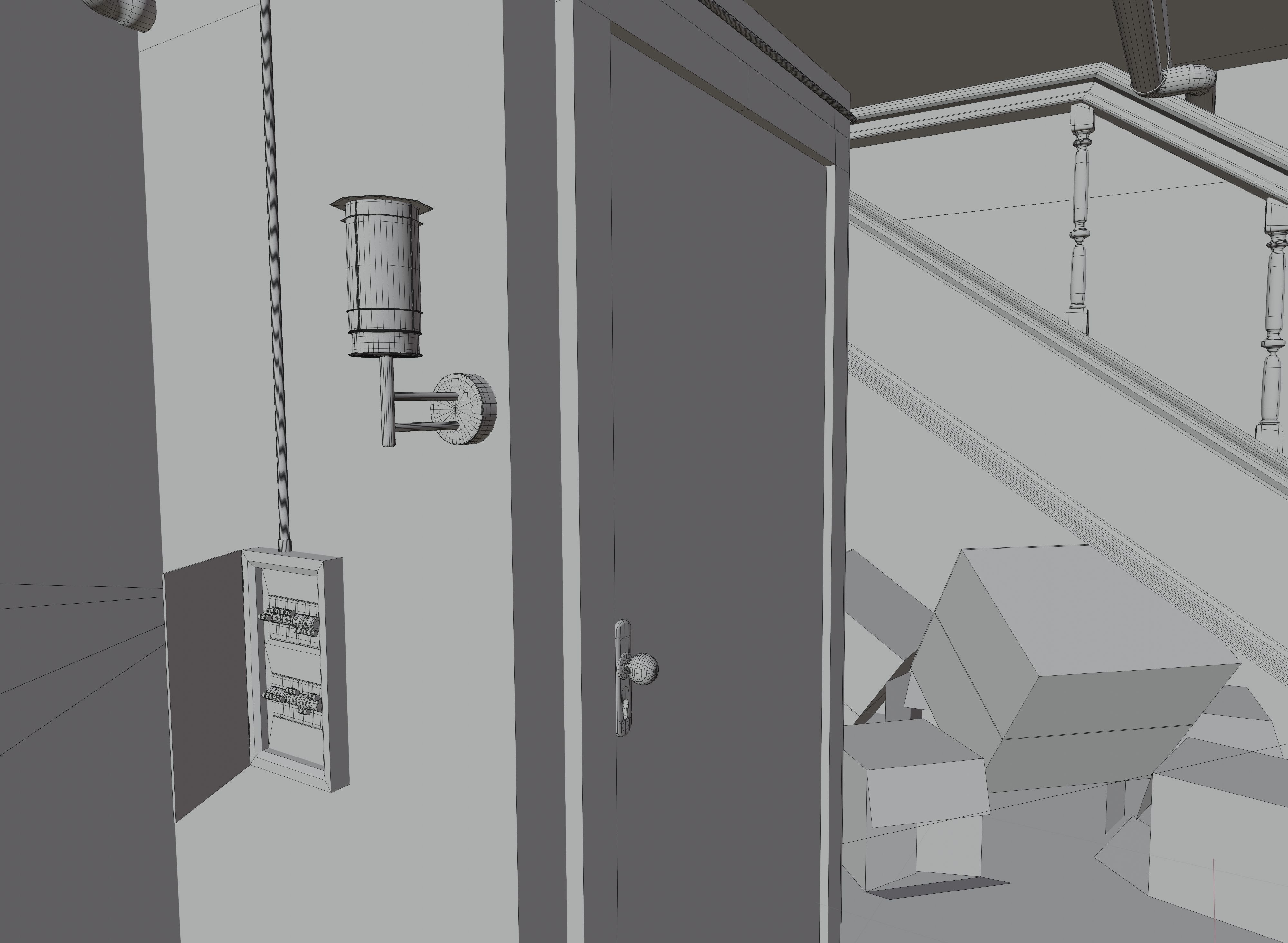 Basement laboratory 3D model | CGTrader