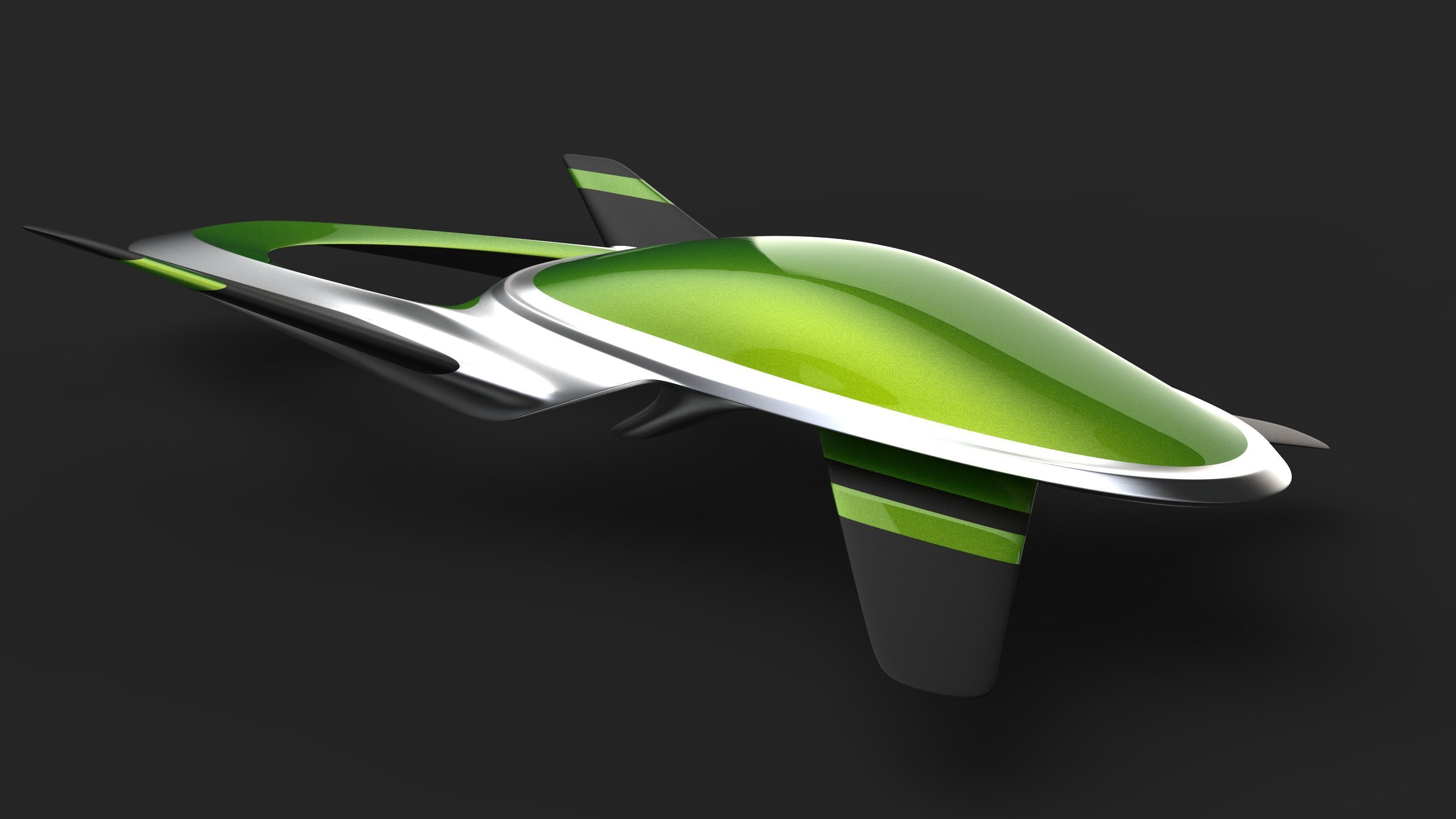 Sci-Fi speedform concept 3d model using blender 3d 3D model | CGTrader