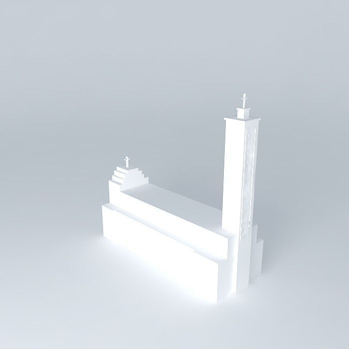Christs Resurrection Church free 3D model | CGTrader