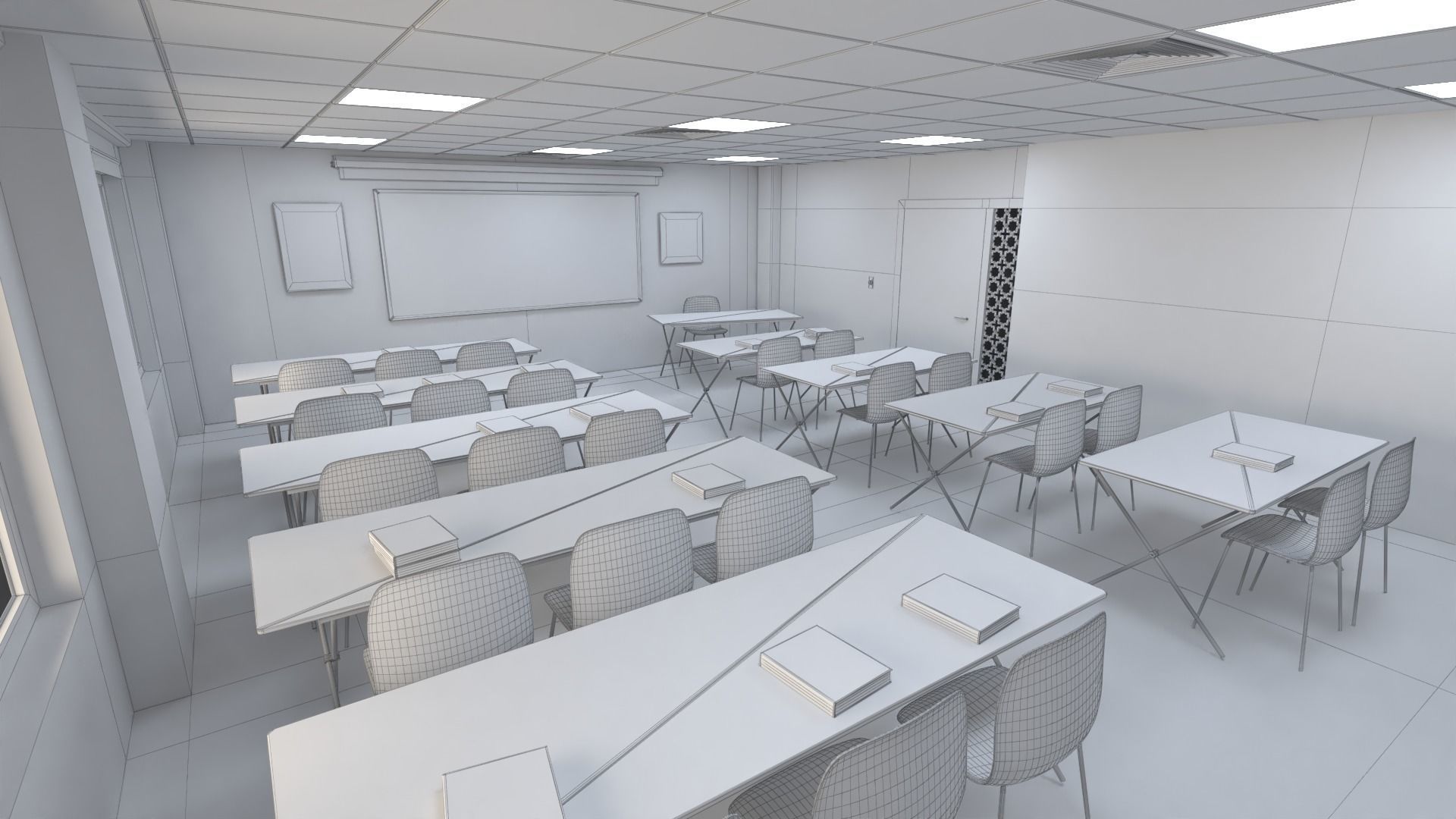 3D model Islamic Classroom VR / AR / low-poly | CGTrader