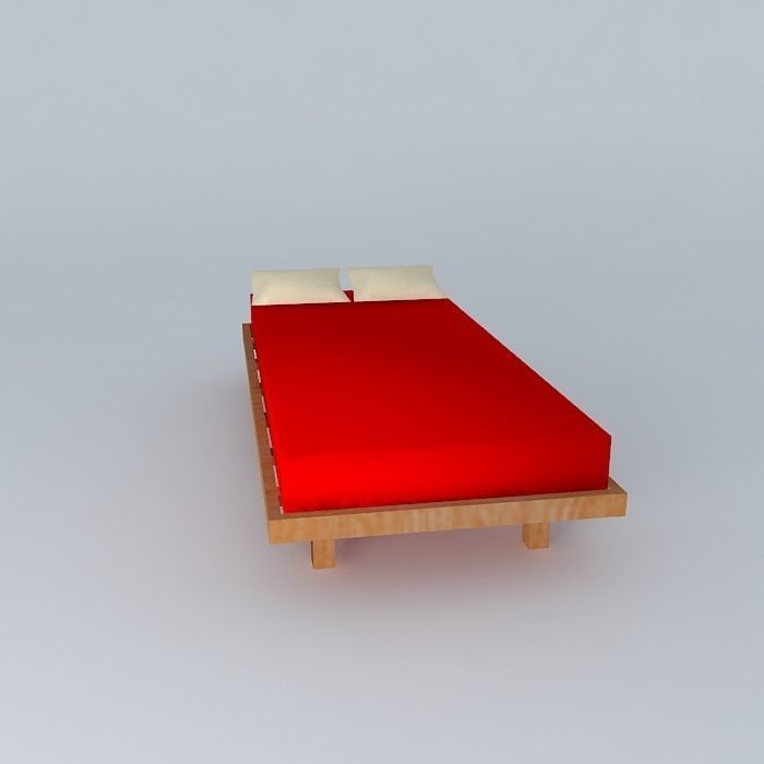 single bed 3D model free 3D model | CGTrader