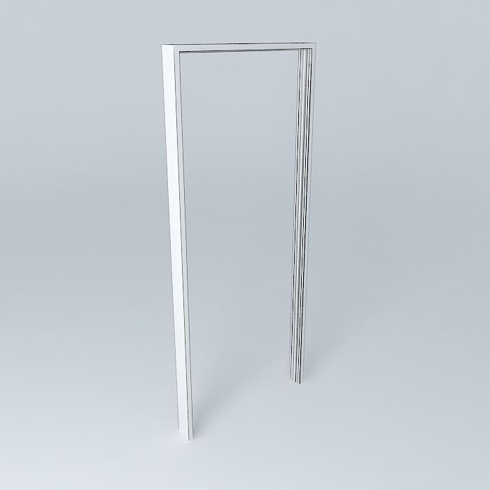 3d door frame very deatil free 3D model | CGTrader